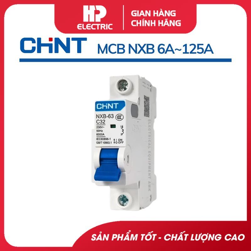 Aptomat MCB 1P Chint NXB-63 Dòng Cắt 6KA~10KA | Hưng Phát Elec ( Chính Hãng) | Shopee Việt Nam