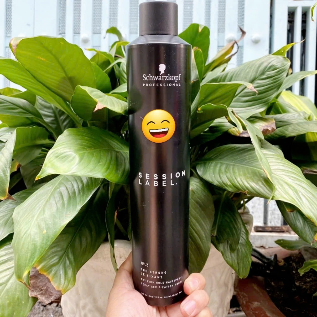 Keo xịt giữ kiểu tóc cứng Schwarzkopf OSIS+ Session Label Super Dry Fix ...