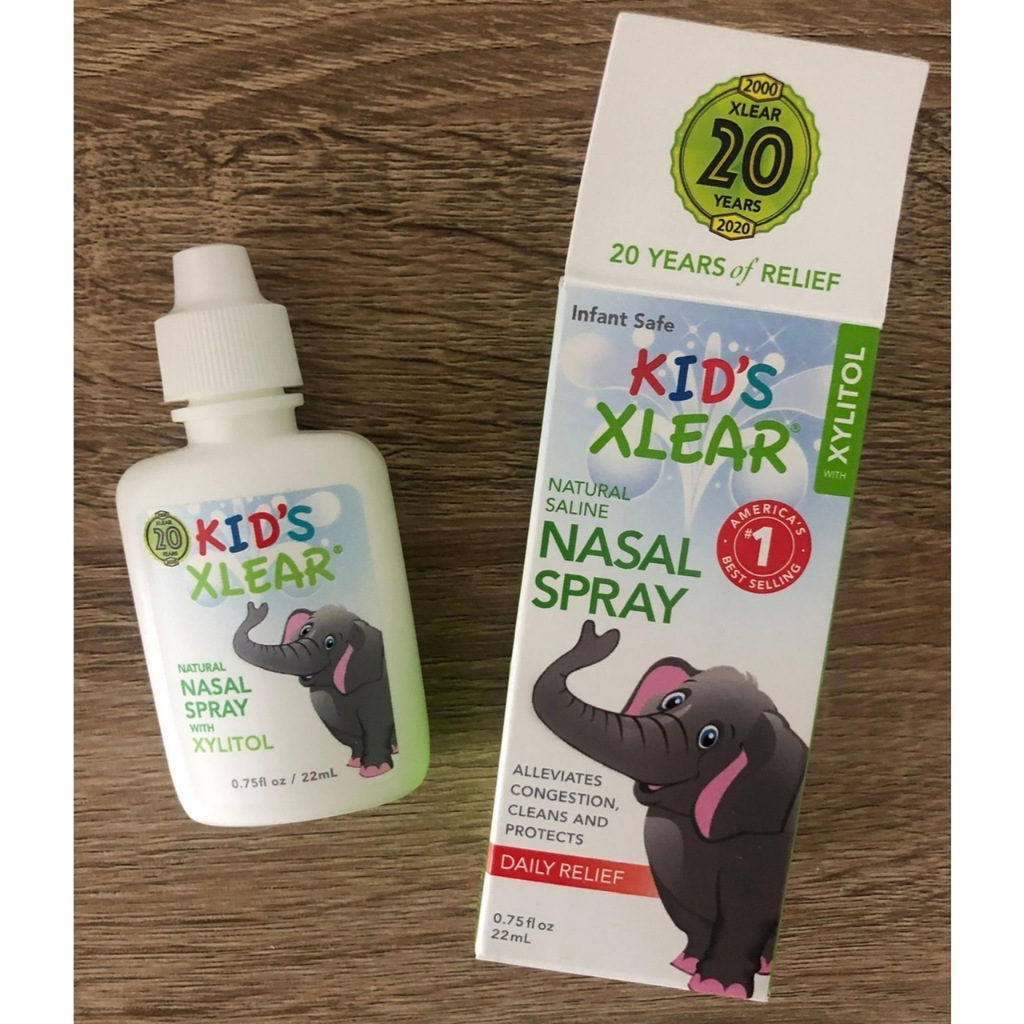 CHAI XỊT MŨI,NHỎ MŨI CHO BÉ-Kids Xlear Nasal Spray 22ml | Shopee Việt Nam
