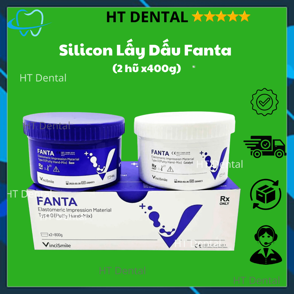 Silicon Lấy Dấu Fanta Cao Su Đặc Lấy Dấu – 2 hộp x400g | Shopee Việt Nam