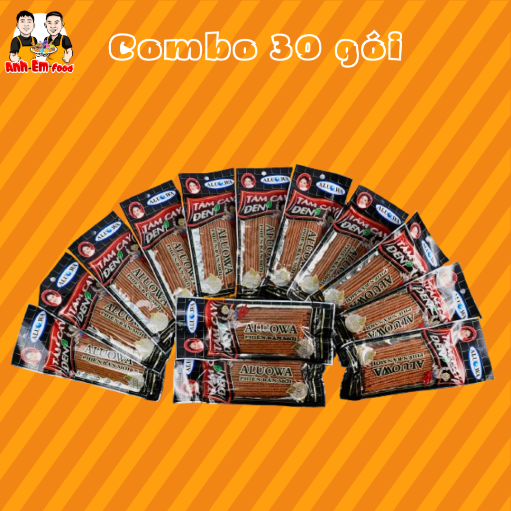 Combo 30 gói TĂM CAY ĐEN đồ ăn vặt - Anh Em Food | Shopee Việt Nam
