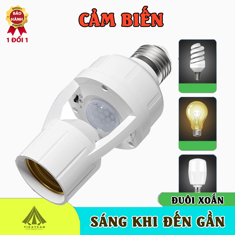 Đui Đèn Treo Cảm Ứng Thông Minh Hồng Ngoại, Radar E27, Có Cảm Biến ...