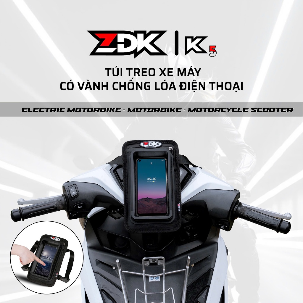 Túi ZDK K5 và túi Mini treo đầu xe máy có vành che nắng chính hãng | Shopee Việt Nam
