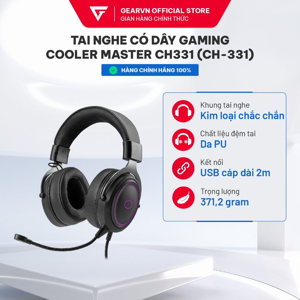 Tai nghe có dây Gaming COOLER MASTER CH331 (CH-331) | Shopee Việt Nam