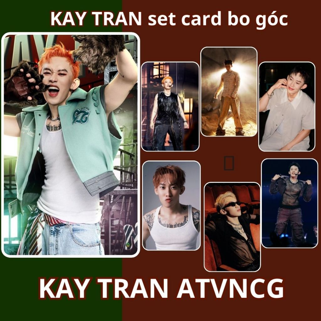 KAY TRAN ( KAY TRẦN) - Set card bo góc sắc nét, Anh trai vượt ngàn ...