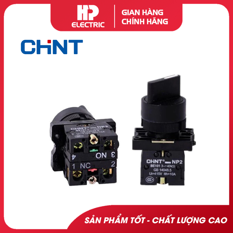 Công tắc xoay chuyển mạch 2 vị trí, 3 vị trí NP2 phi 22 Chint| Hưng Phát Elec ( Chính Hãng ...