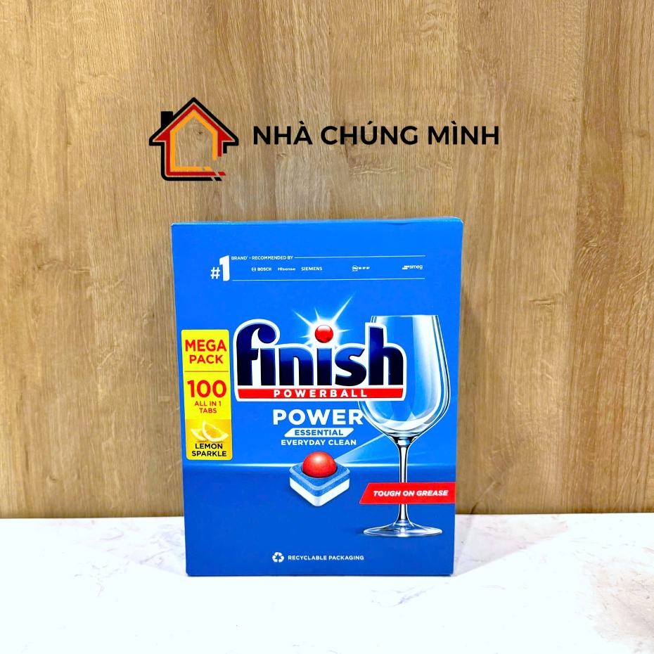 Viên Rửa Chén Bát Hương Chanh Finish Powerball Power Essential Lemon ...