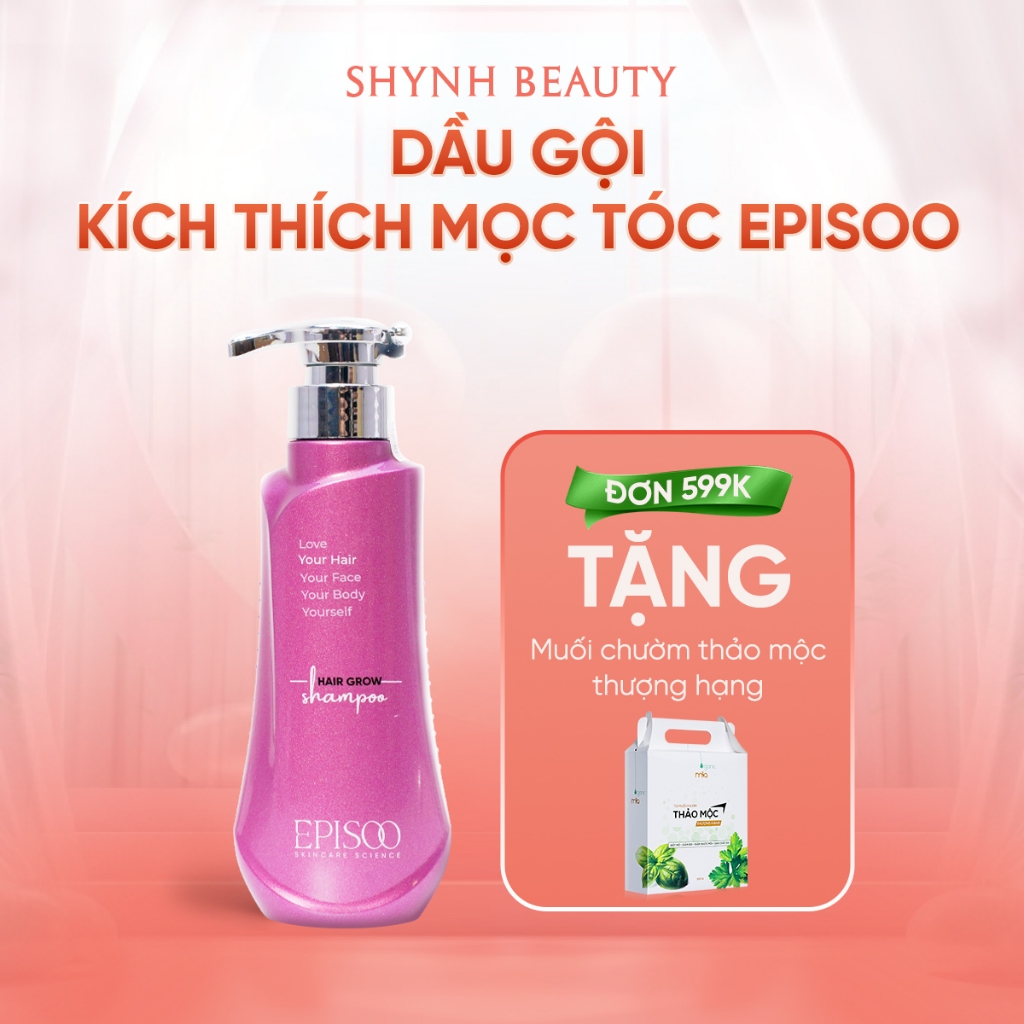 Dầu gội kích thích mọc tóc Hair Grow Shampoo Episoo 300ml (Bao bì mới ...