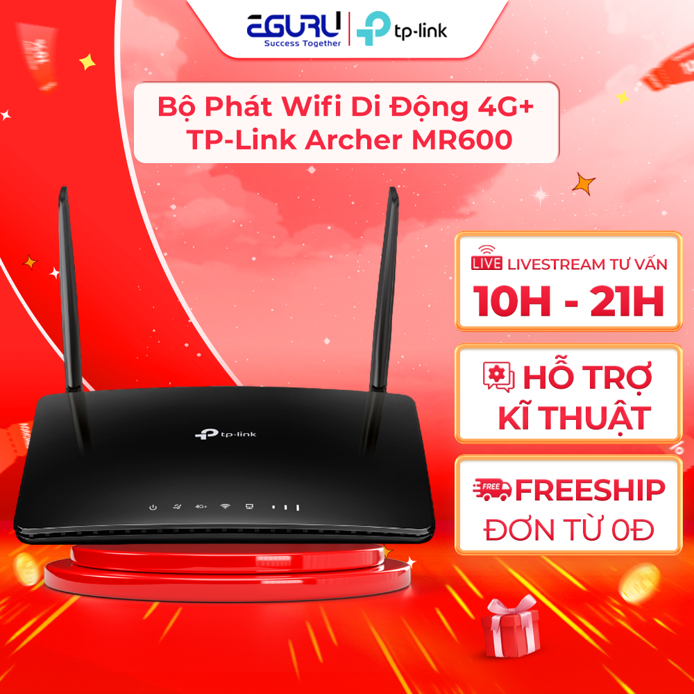Bộ Phát Wifi Di Động 4G+ TP-Link Archer MR600 | Bảo hành chính hãng | Shopee Việt Nam