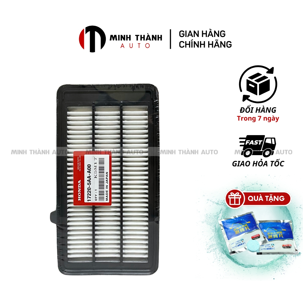 Lọc gió động cơ xe Honda CRV 1.5 (2018-2021), Civic 1.5 (2016-2021) mã ...