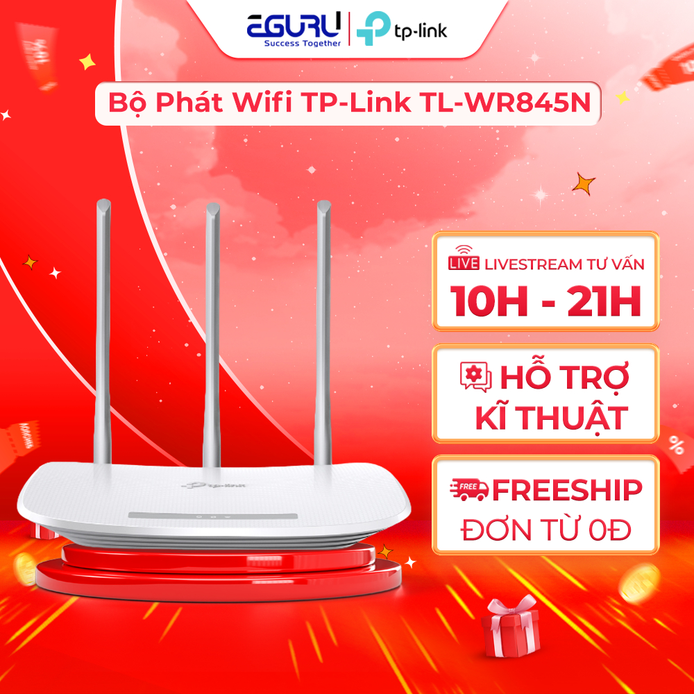 Bộ Phát Wifi TP-Link TL-WR845N 300Mbps Chuẩn N - Chính hãng Bảo hành 24 ...