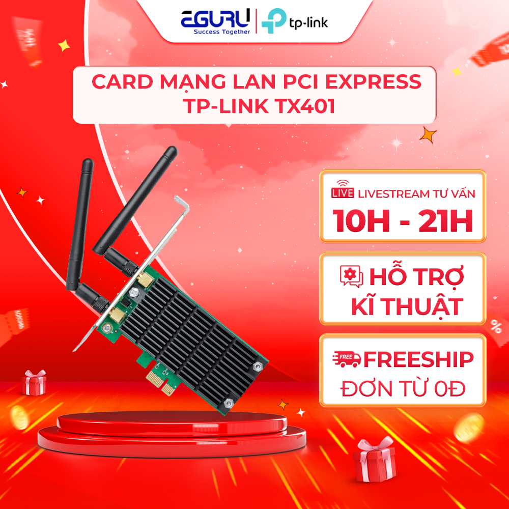 CARD MẠNG LAN PCI EXPRESS TP-LINK TX401 | USB WIFI TX50UH | BẢO HÀNH ...