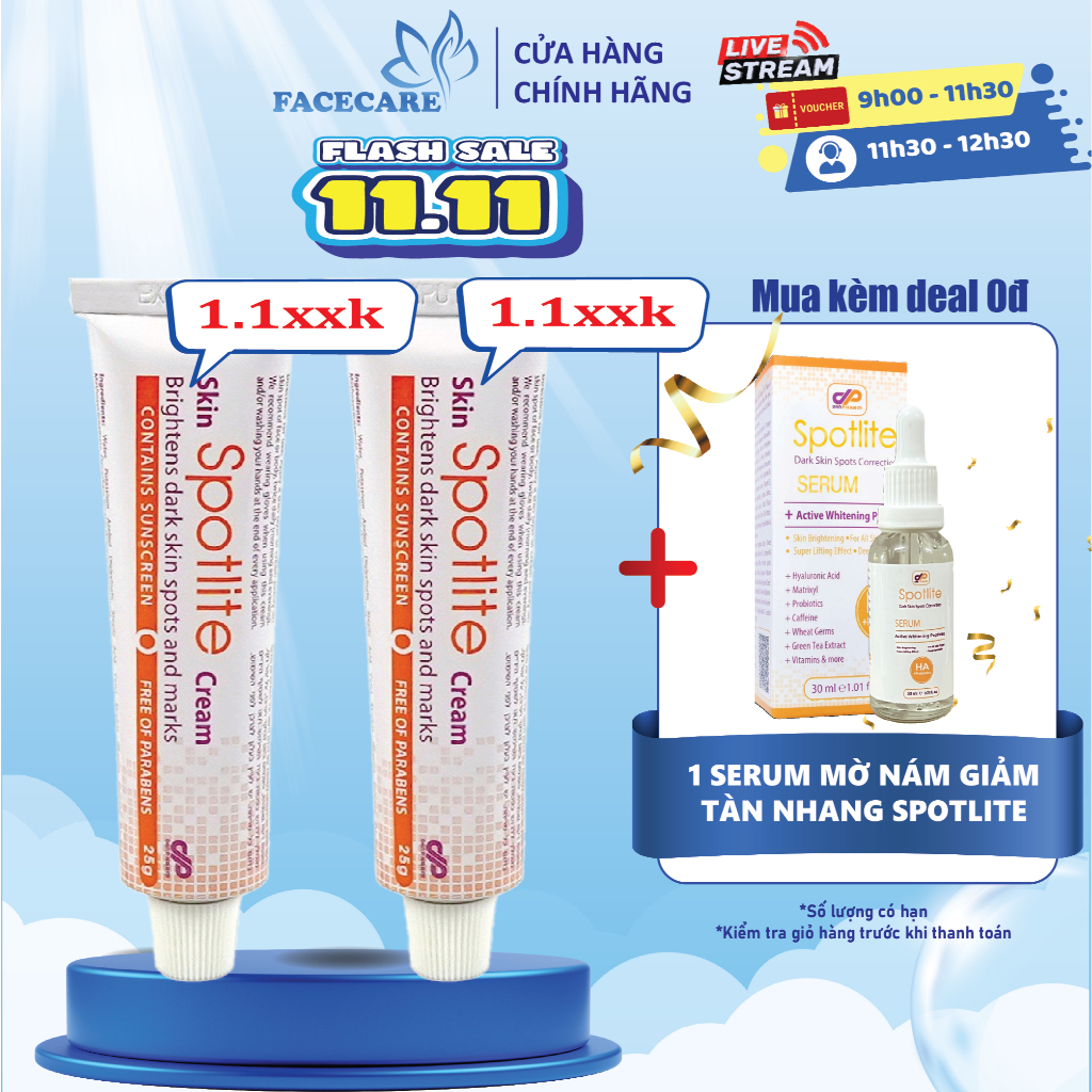 Combo 2, Combo 3 Kem Mờ Nám Giảm Tàn Nhang Làm Trắng Đều Màu Da ...