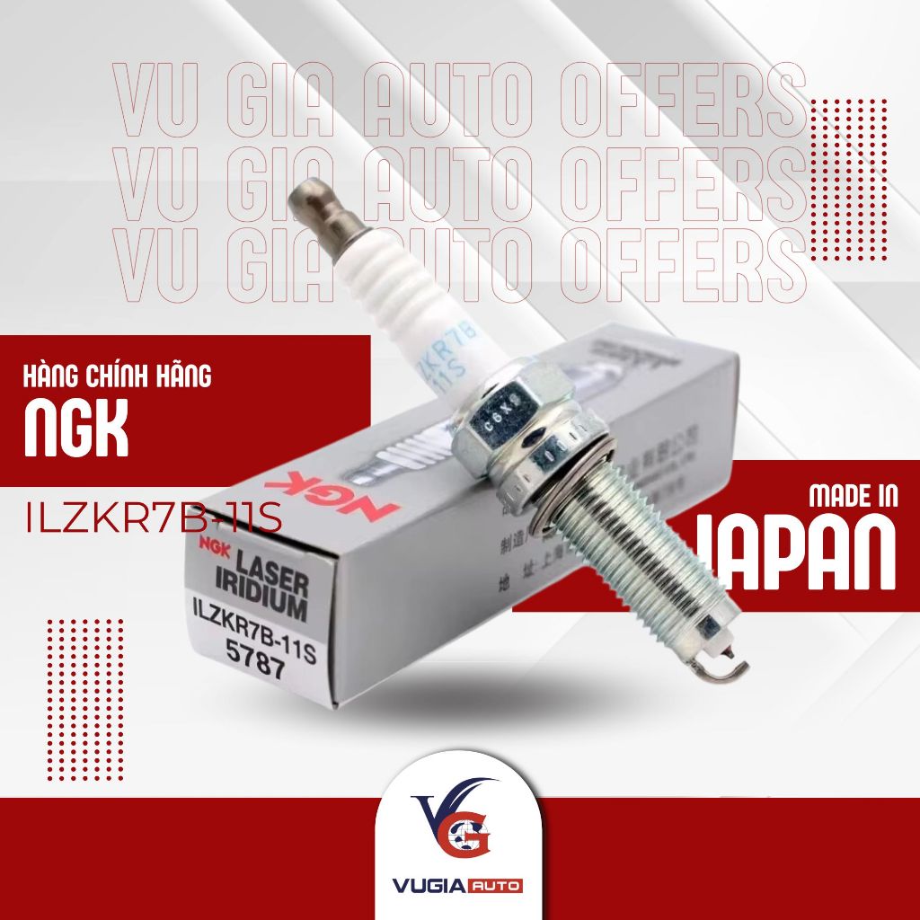 Bugi NGK Laser Iridium Plug 5787 ILZKR7B-11S [HÀNG CHÍNH HÃNG] DÀNH CHO HONDA CRV, CIVIC ...