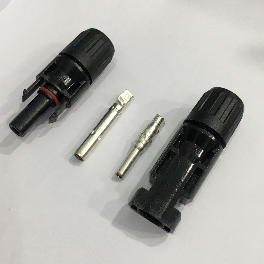 Jack kết nối MC4 / Đầu nối chuyên dụng tấm pin năng lượng mặt trời loại 1000V và 1500V | Shopee ...