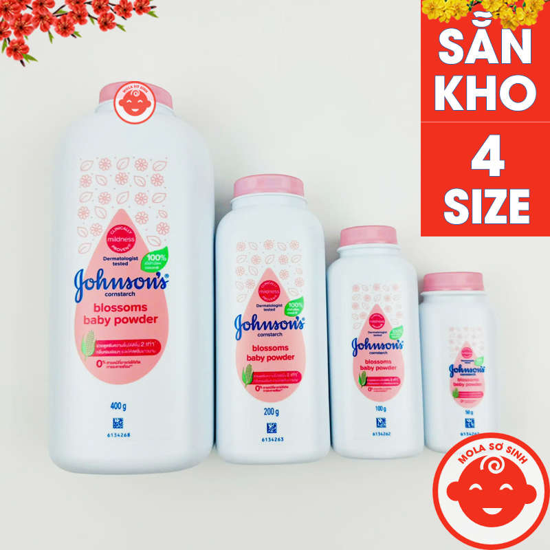 Phấn Rôm Johnson's Baby Powder THÁI LAN cho bé 50g - 100g - 200g - 400g ...