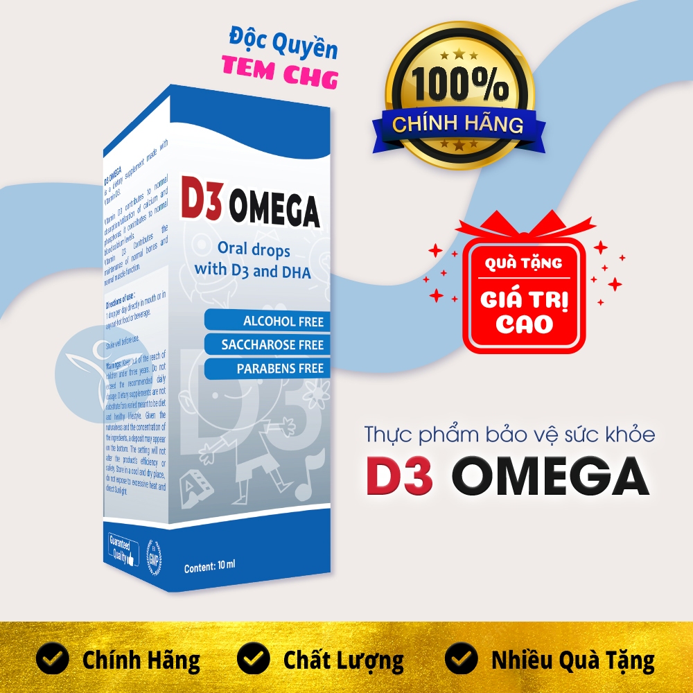 D3 Omega Bổ Sung D3, DHA Hỗ Trợ Phát Triển Chiều Cao Cho Bé 10ml NHẬP KHẨU CHÍNH HÃNG ITALIA ...