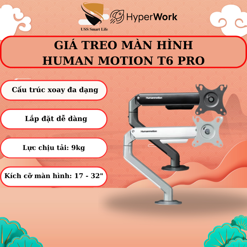 Arm màn hình Human Motion T6 Pro | Shopee Việt Nam