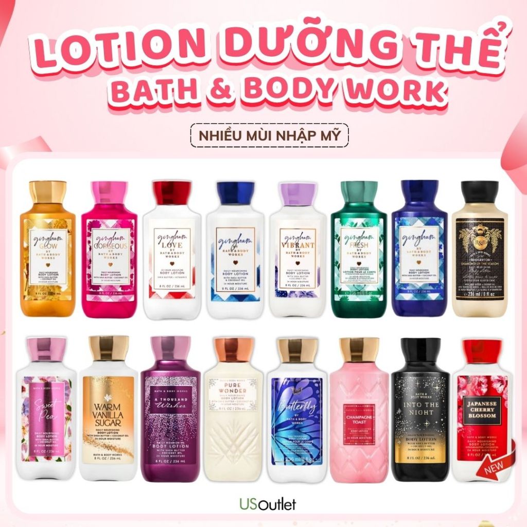 Sữa Dưỡng Thể BATH & BODY WORK Body Lotion 236ml Nhiều Mùi Nhập Mỹ ...