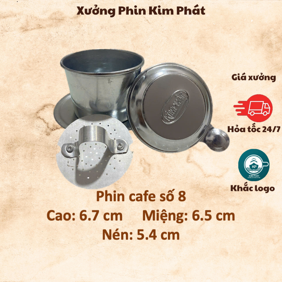 Phin cafe nhôm nhiều size phù hợp pha 1 ly cà phê hoặc pha nhiều ly cà ...