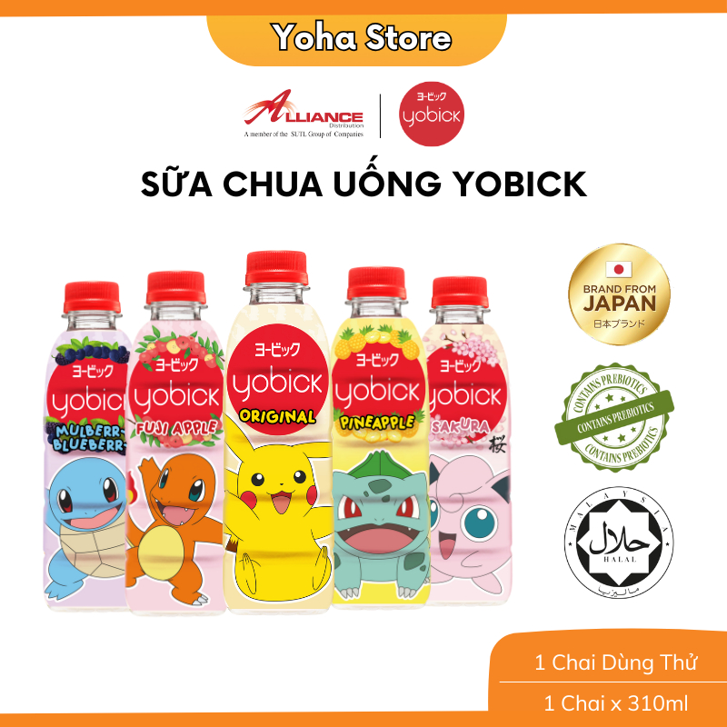 Sữa Chua Uống Hỗ Trợ Tiêu Hóa Yobick Thương Hiệu Nhật Bản, 1 Chai Dùng Thử x 310ml | Shopee Việt Nam