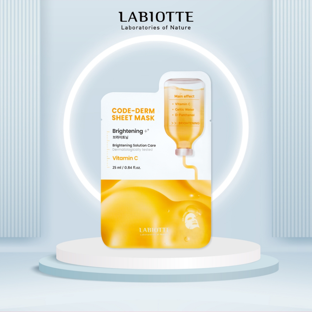 [HỘP 10 MIẾNG] Mặt nạ dưỡng trắng da Labiotte Code-Derm Brightening | Shopee Việt Nam