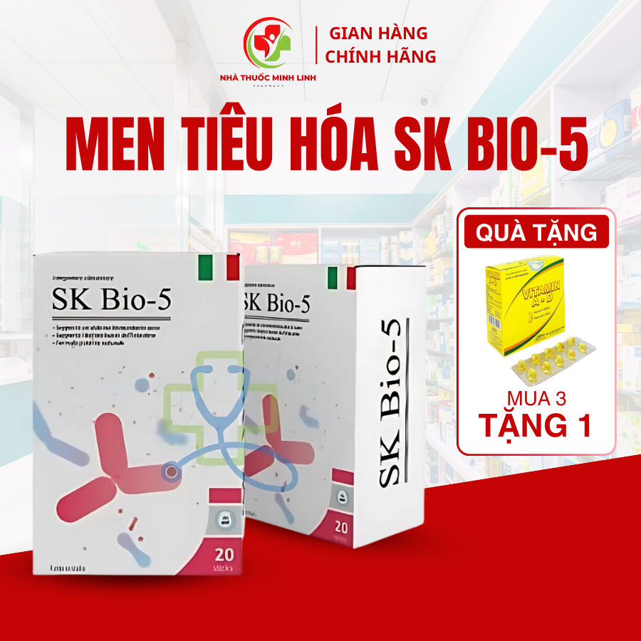 Men Tiêu Hóa SK BIO-5, Men Vi Sinh Cao Cấp Từ Italy Giúp Trẻ Ăn Ngon ...