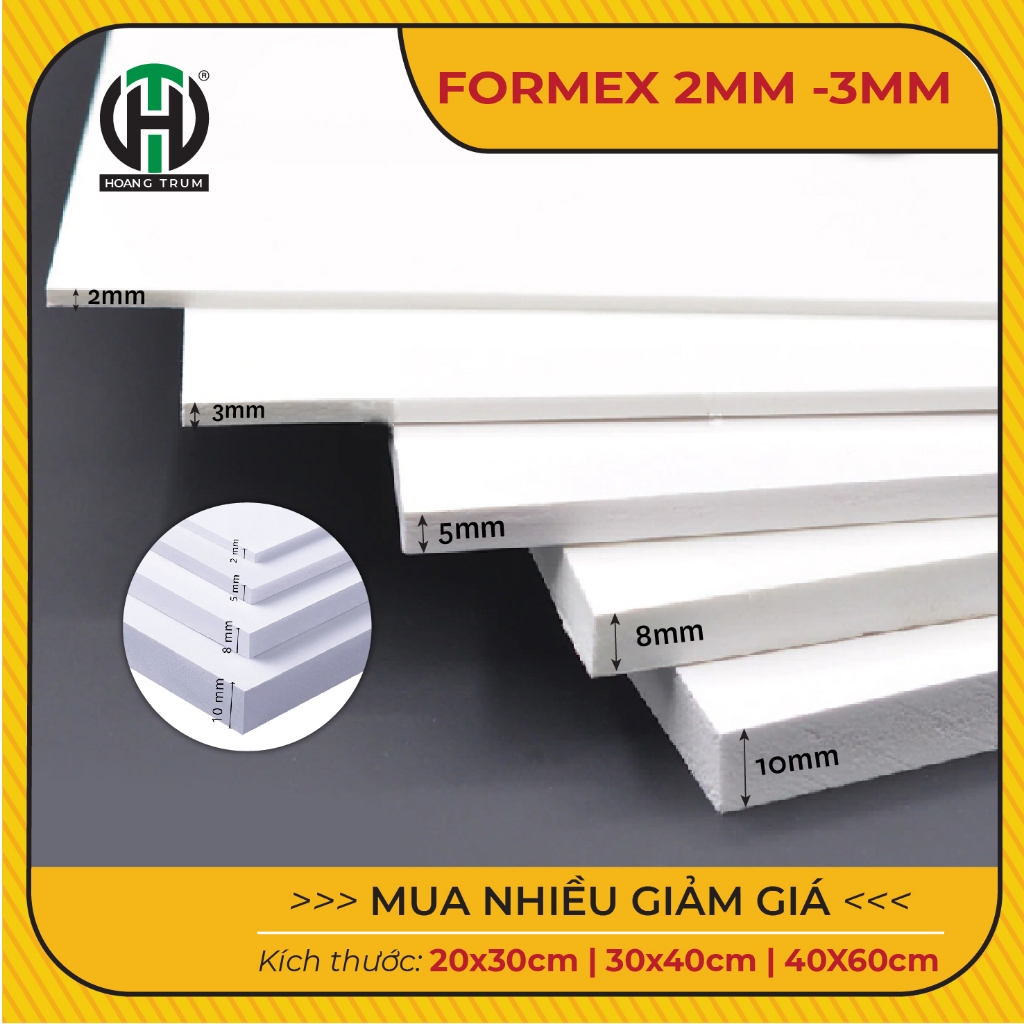 [Combo 2 Tấm] Bìa Formex Làm Mô Hình, Bìa Mô Hình Cứng, Tấm fomex làm ...