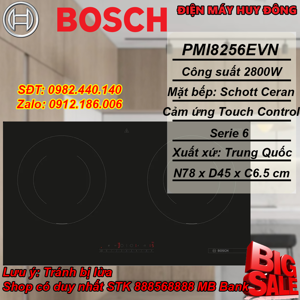 Bếp từ đôi lắp âm Bosch PMI8256EVN | Shopee Việt Nam