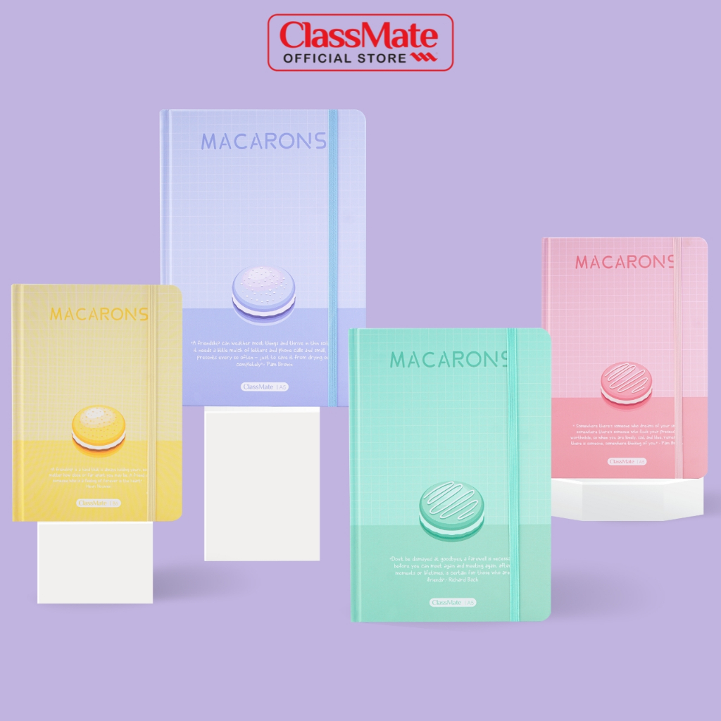 Sổ Tay Ghi Chép Classmate Sổ Bìa Cứng Macarons A5 B6 A6 160 Trang Dòng ...