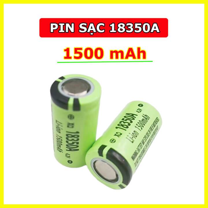 Viên pin sạc 18350 1500mah dự phòng cho đèn mini x-balog 350 và các ...