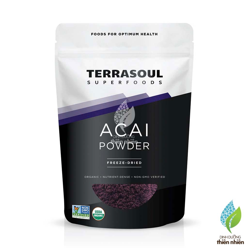 Bột Acai Hữu Cơ Terrasoul Superfoods Organic Freeze Dried Acai Powder ...
