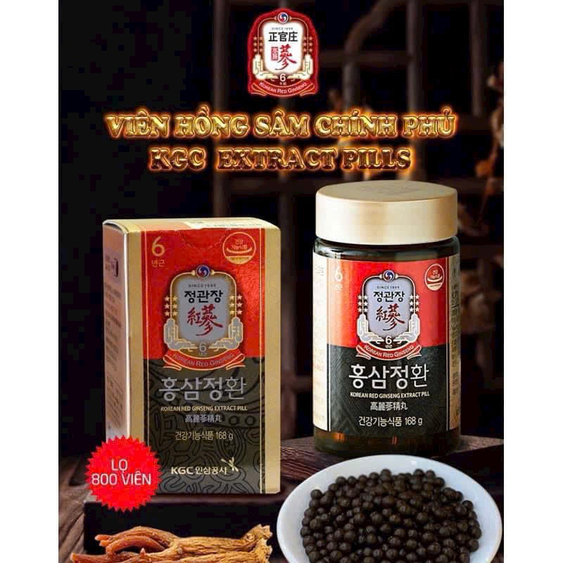Viên Tinh Chất Hồng Sâm KGC Jung Kwan Jang Extract Pills (168g x 800 viên cứng) | Shopee Việt Nam
