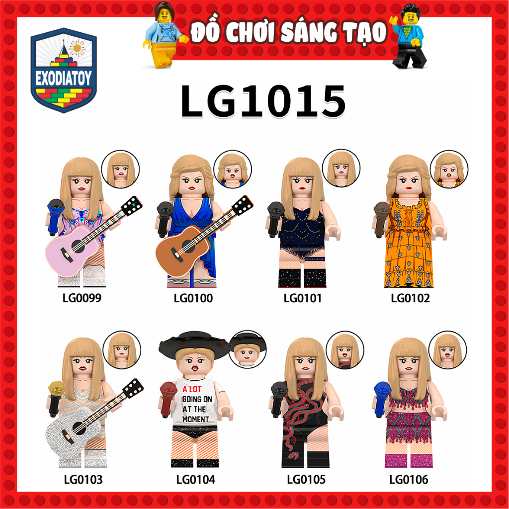 Xếp hình Minifigure Nhân vật ca sĩ Taylor Swift - Đồ Chơi Lắp Ghép Sáng ...