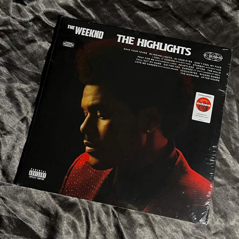 Đĩa than The Weeknd - The Highlights (Limited Red Glitter Vinyl, 2LP ...