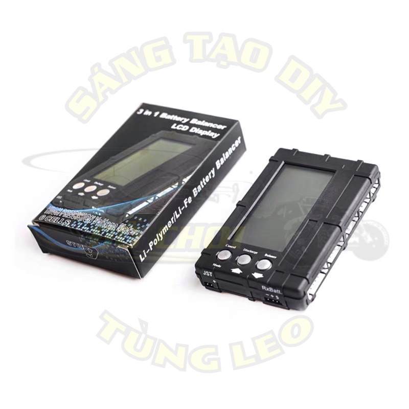 Máy đo hiển thị điện áp pin Lipo 2S - 6S có độ chính xác cao, cân bằng ...