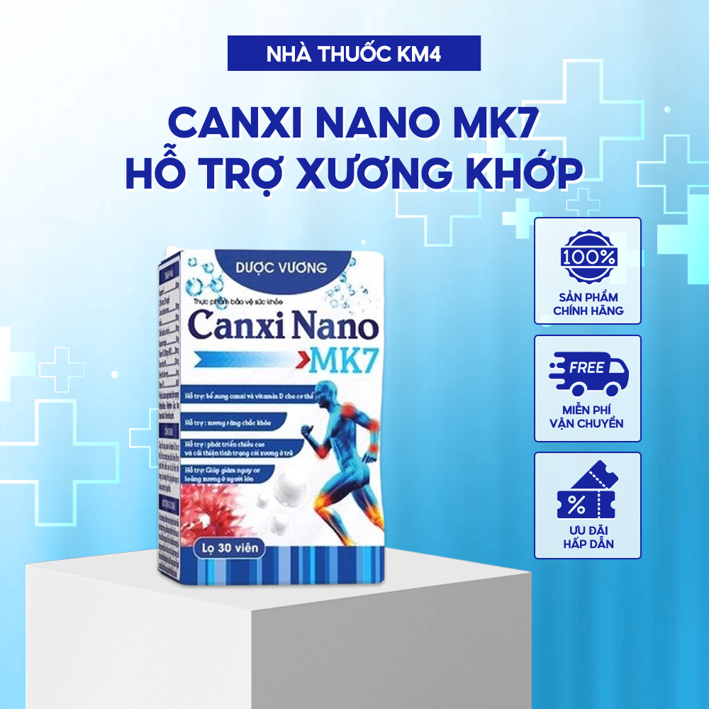 canxi nano mk7- hỗ trợ xương khớp , phát triển chiều cAo cho bé | Shopee Việt Nam