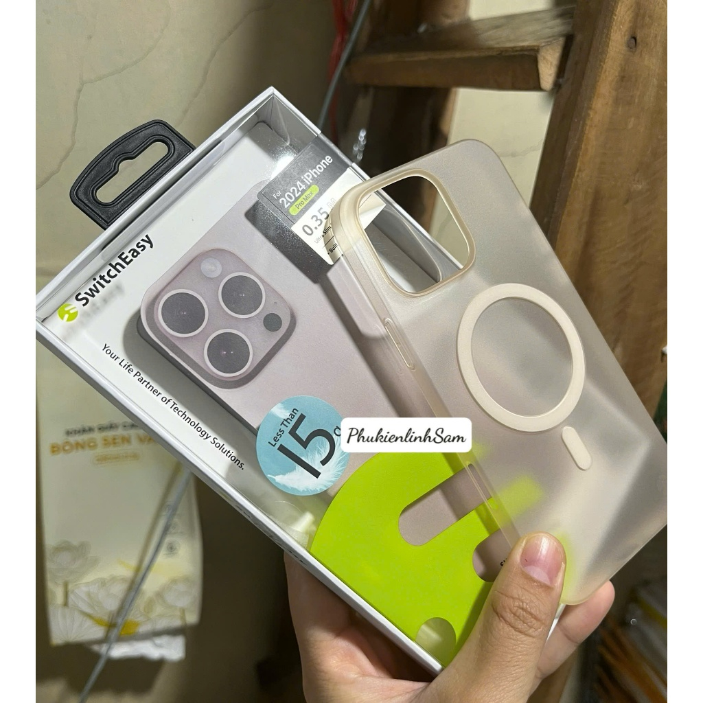 SwitchEasy Ultra Slim Case Magnetic 0.35mm iPhone 16 Pro Max/16 Plus/16 ...