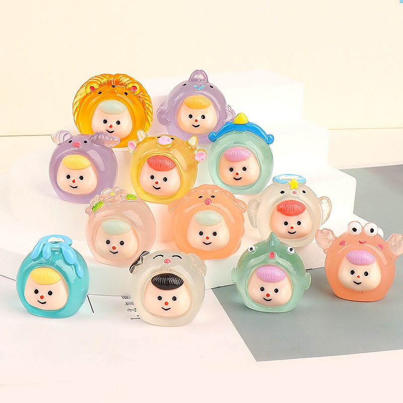 Túi mù 12 cung hoàng đạo dạ quang, phát sáng | Shopee Việt Nam