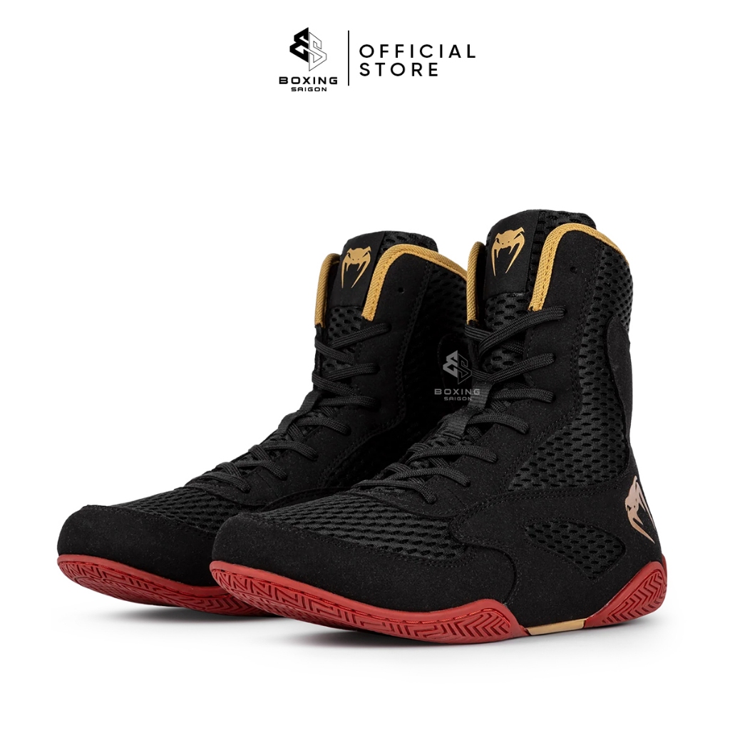Giày Boxing Venum Contender - Black/Gold | Shopee Việt Nam