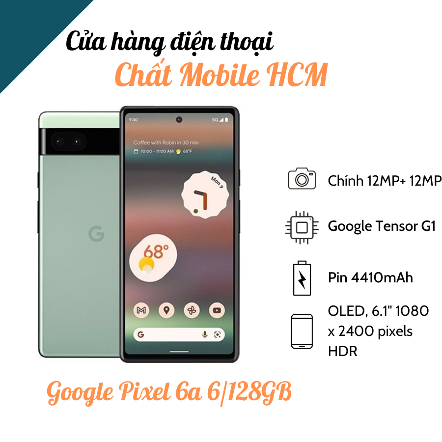 Điện thoại Google Pixel 6A Quốc Tế 6/128GB 2 Sim | Shopee Việt Nam
