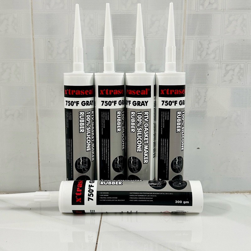 [1 chai]Keo chịu nhiệt 399 độ X’traseal 750F Gray RTV Silicone 300g ...