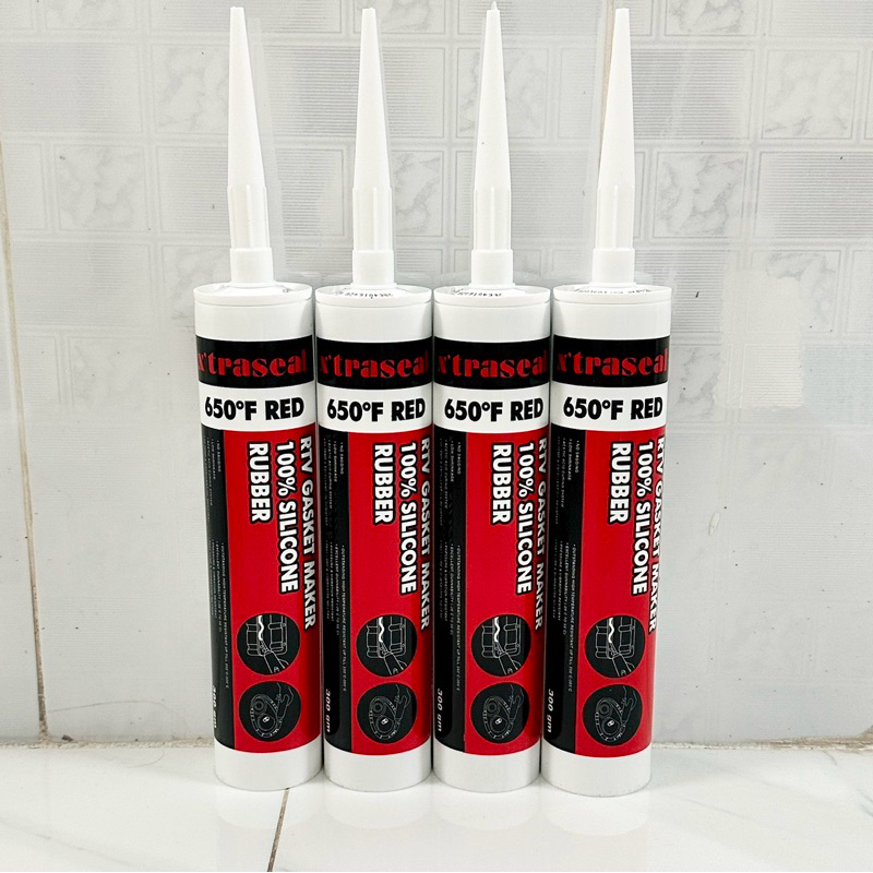 [1 chai]Keo chịu nhiệt 343 độ X'traseal 650F Red RTV Silicone 300gr ...