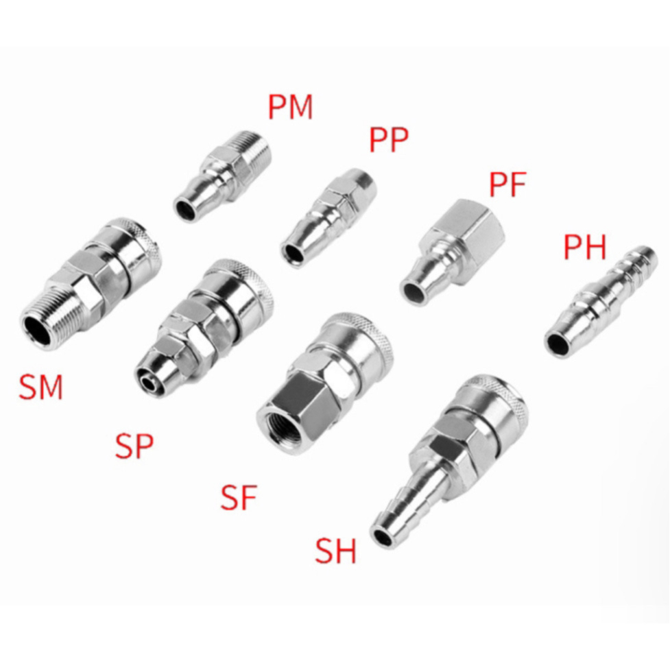 ATS 999 Đầu nối nhanh khí nén SP+PP, SH+ PH, SM+PM, SF +PF | Shopee Việt Nam