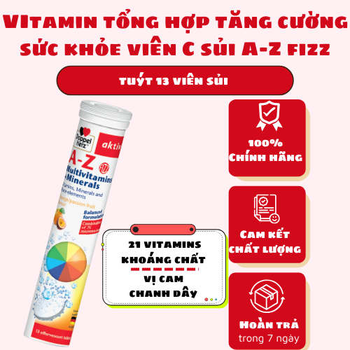 Viên sủi bổ sung vitamin tổng hợp Doppelherz A-Z Fizz Multivitamins And ...