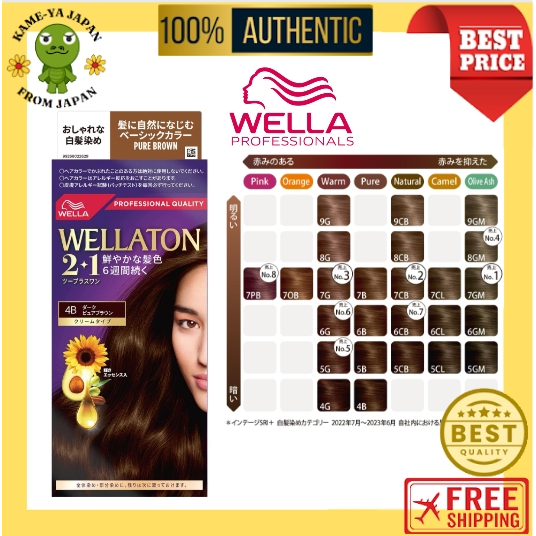 [Giao hàng trực tiếp từ Nhật Bản] Loại kem Wella Wella Tone 2 + 1 ...