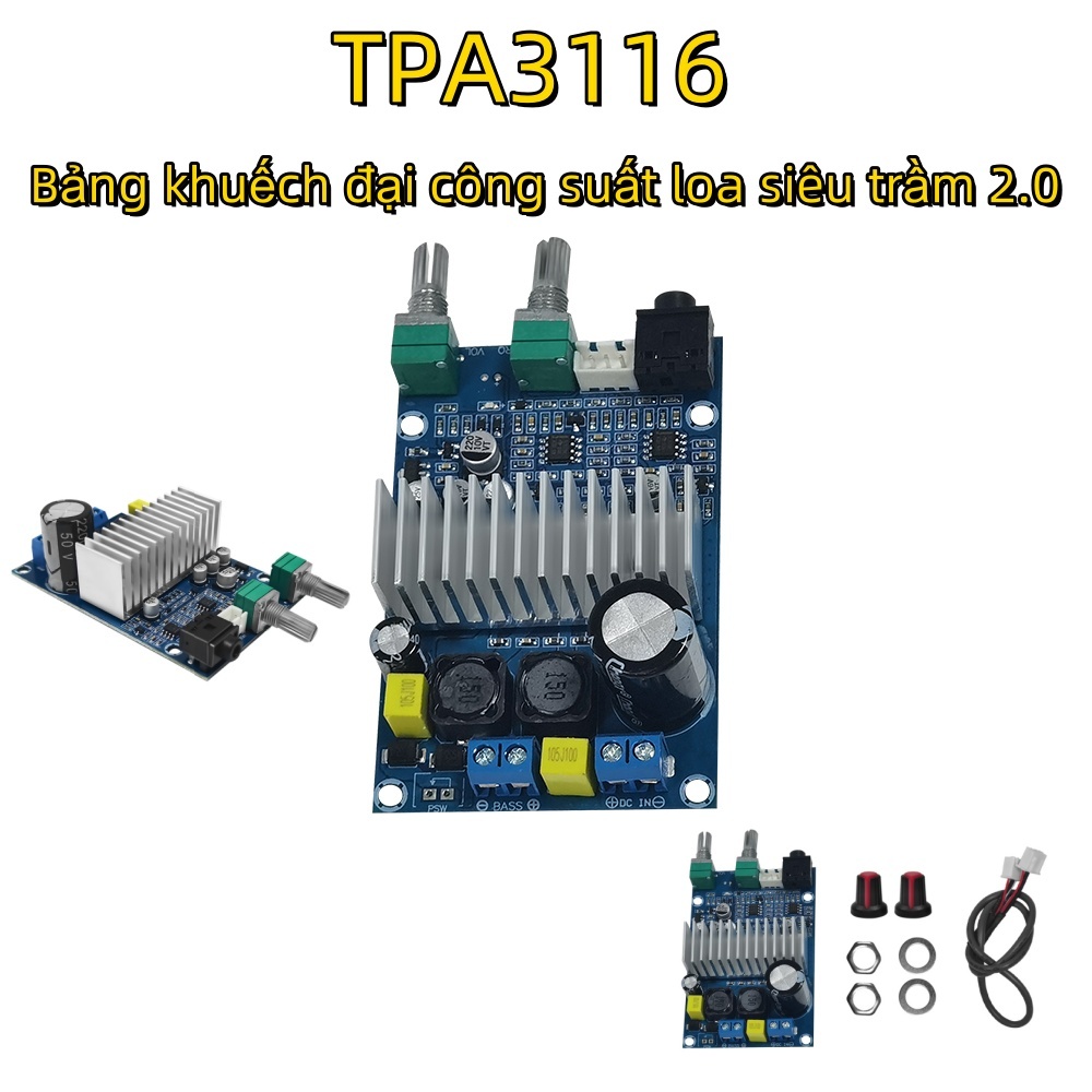 TPA3116 100W Subwoofer Amplifier Board Home Theater Mini Amp Audio ...