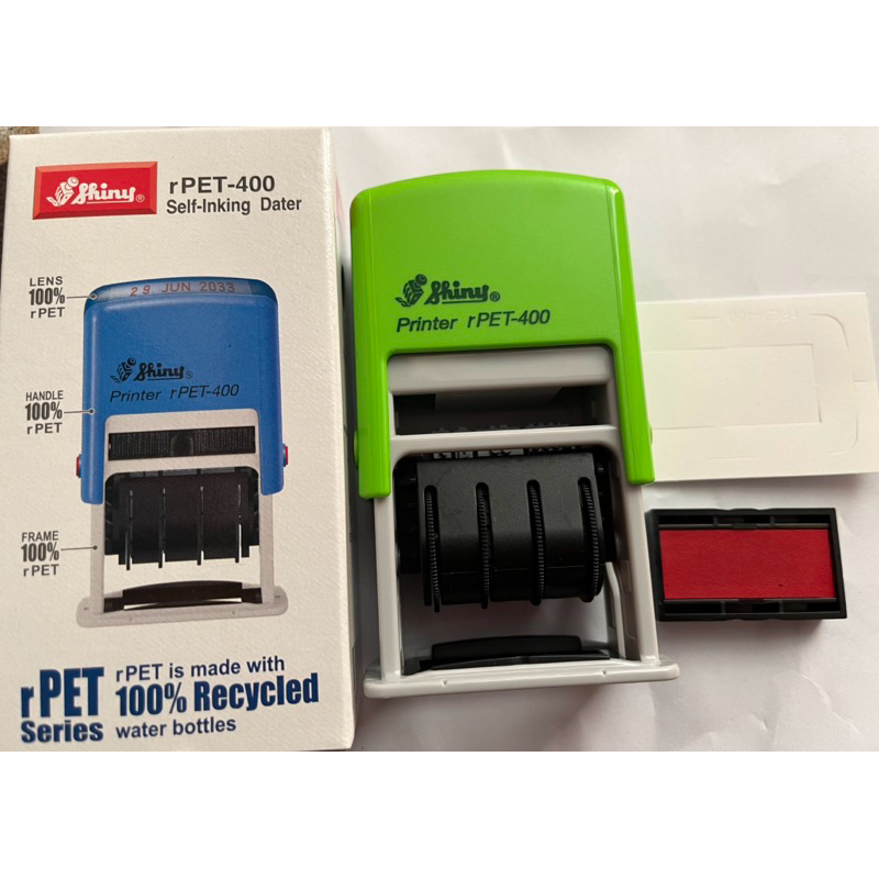 Dấu date/ Dấu ngày tháng năm Shiny PET-400 ( số cao 4mm)/Đóng trên giấy | Shopee Việt Nam