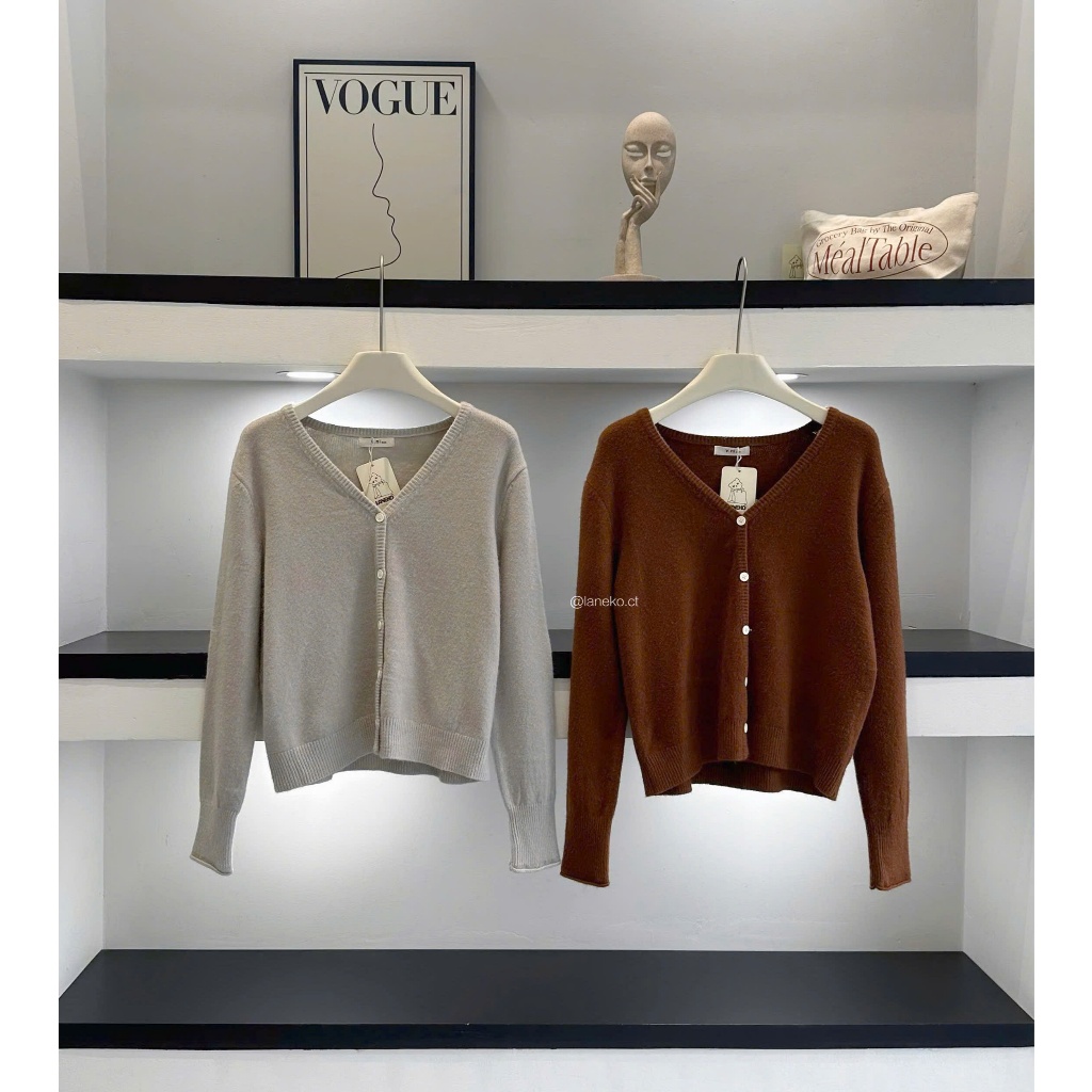 Cardigan len Vni 228 Laneko 4 màu | Shopee Việt Nam