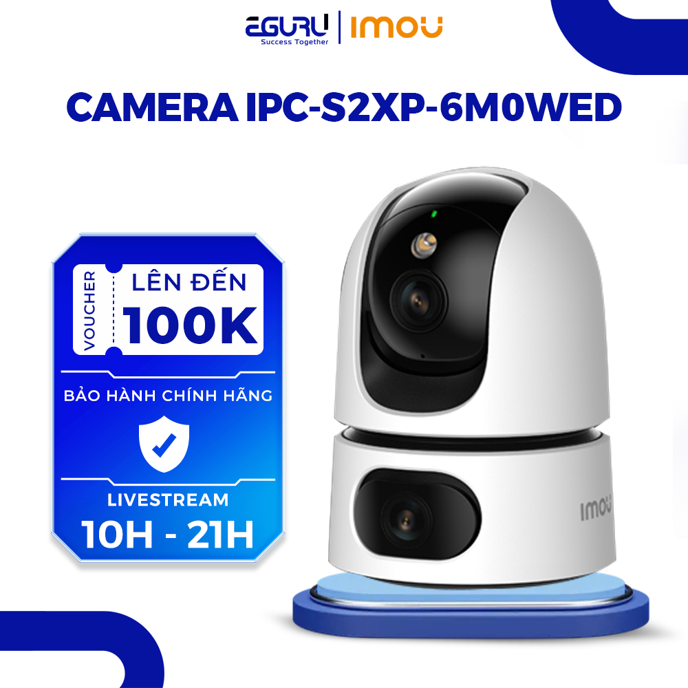 Camera Wifi 2 Mắt 10MP 6MP IMOU Ranger Dual | Trong Nhà | Chính Hãng BH ...